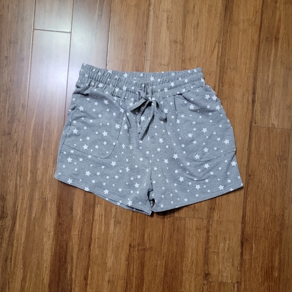 Rae Dunn | Shorts | Rae Dunn Gray White Stars Shorts | Poshmark